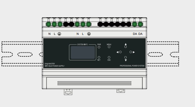 24VDC Smart Lighting Control System DALI Master Controller ...