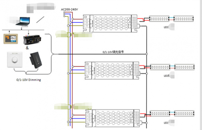 DALI 2 Push Dim Led Driver Module Dimmable Driver For Led Lights