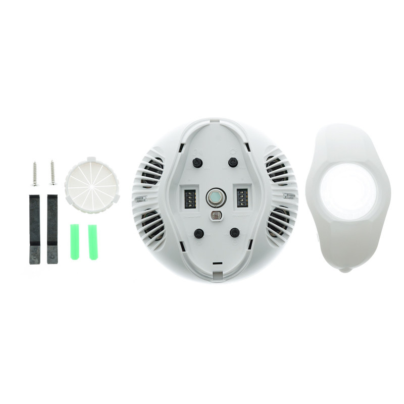 Dual Elements 0.36W Wall Mount Infrared Motion Detector PIR Sensor 8m ...