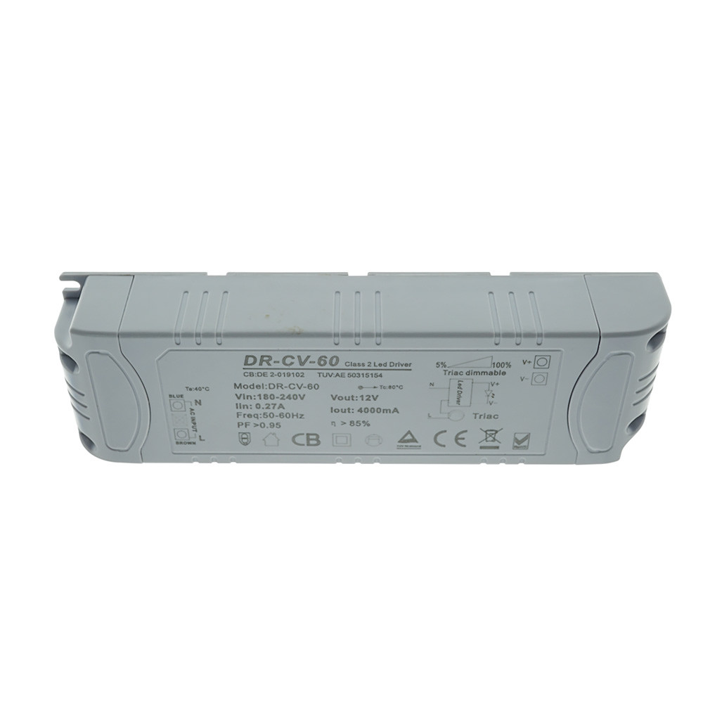 IP20 200-240VAC Flicker-Free Triac Dimmable LED Driver For Light